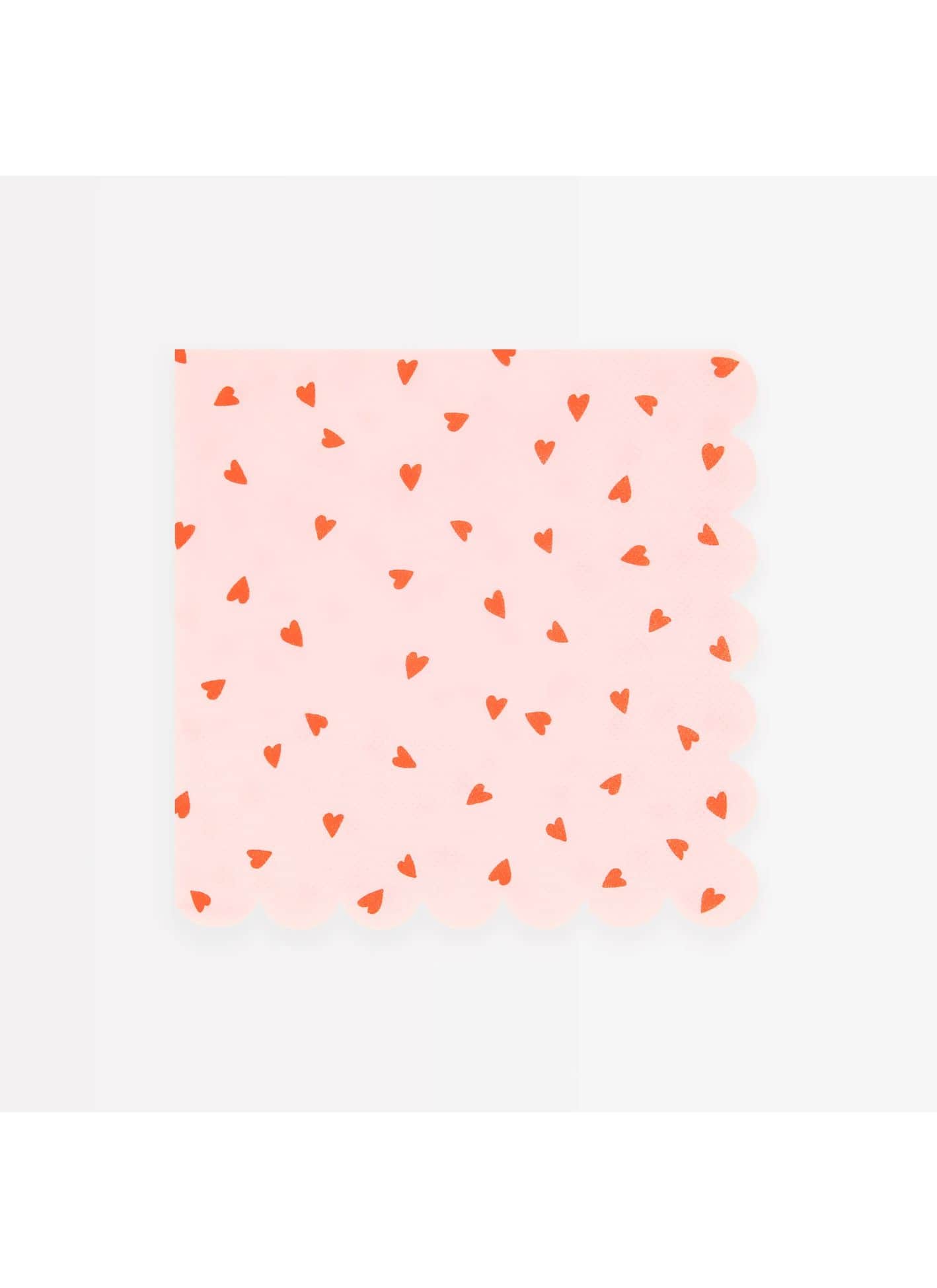 Heart Pattern Large Napkins (x16) – Heather Taylor Home