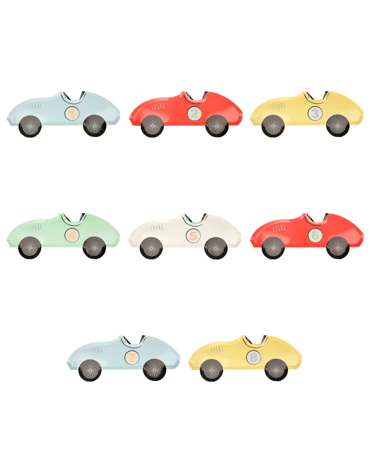 Race Car Plates – Heather Taylor Home