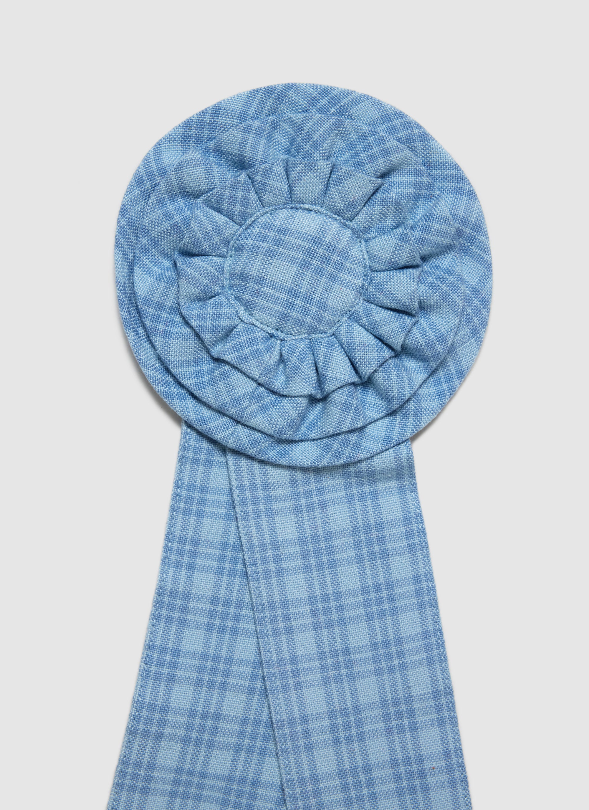 KATHERINE PLAID - Powder Blue Best in Show Ribbon (Short) – Heather ...