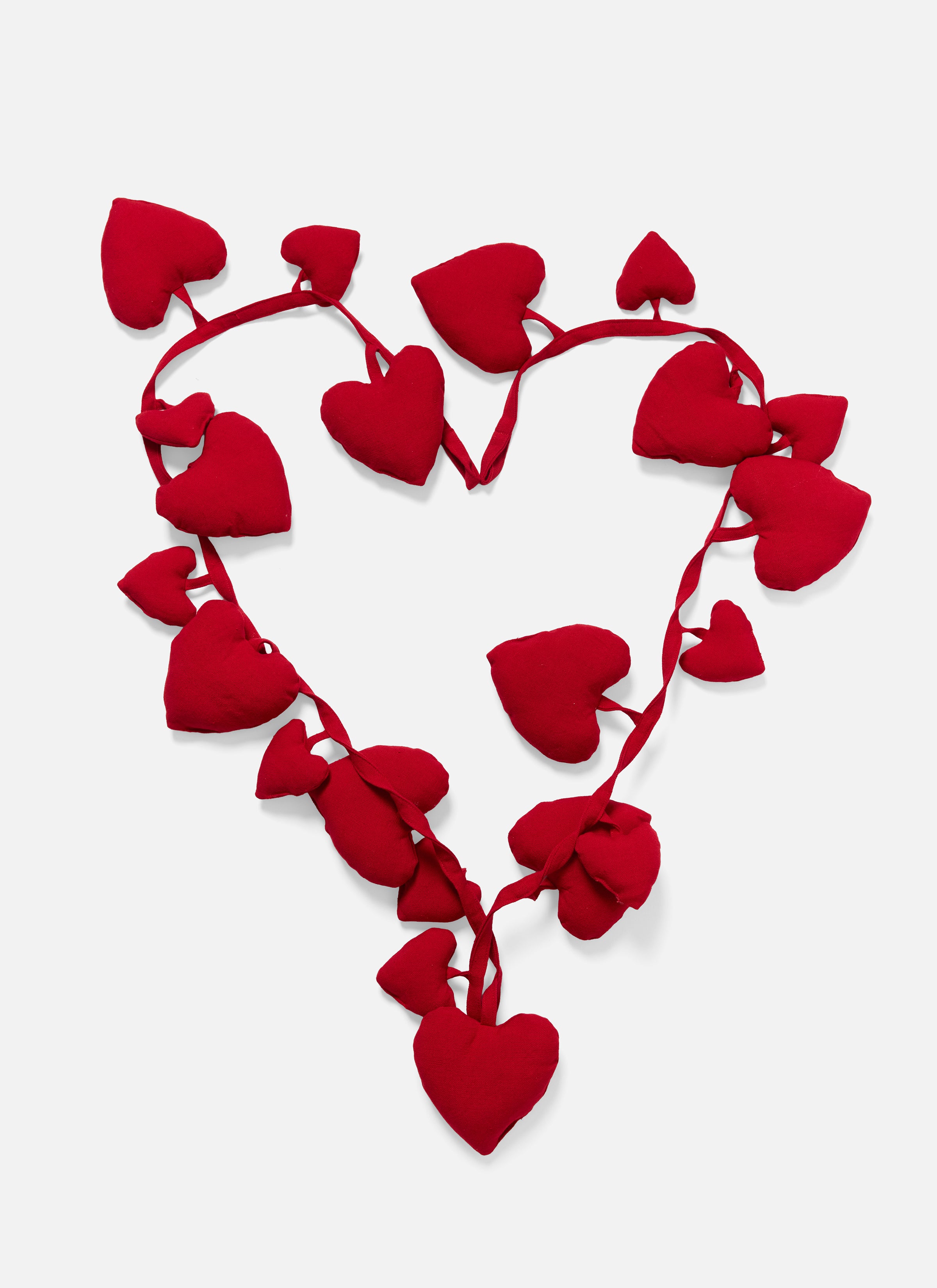 SOLID - Red Hearts Garland – Heather Taylor Home