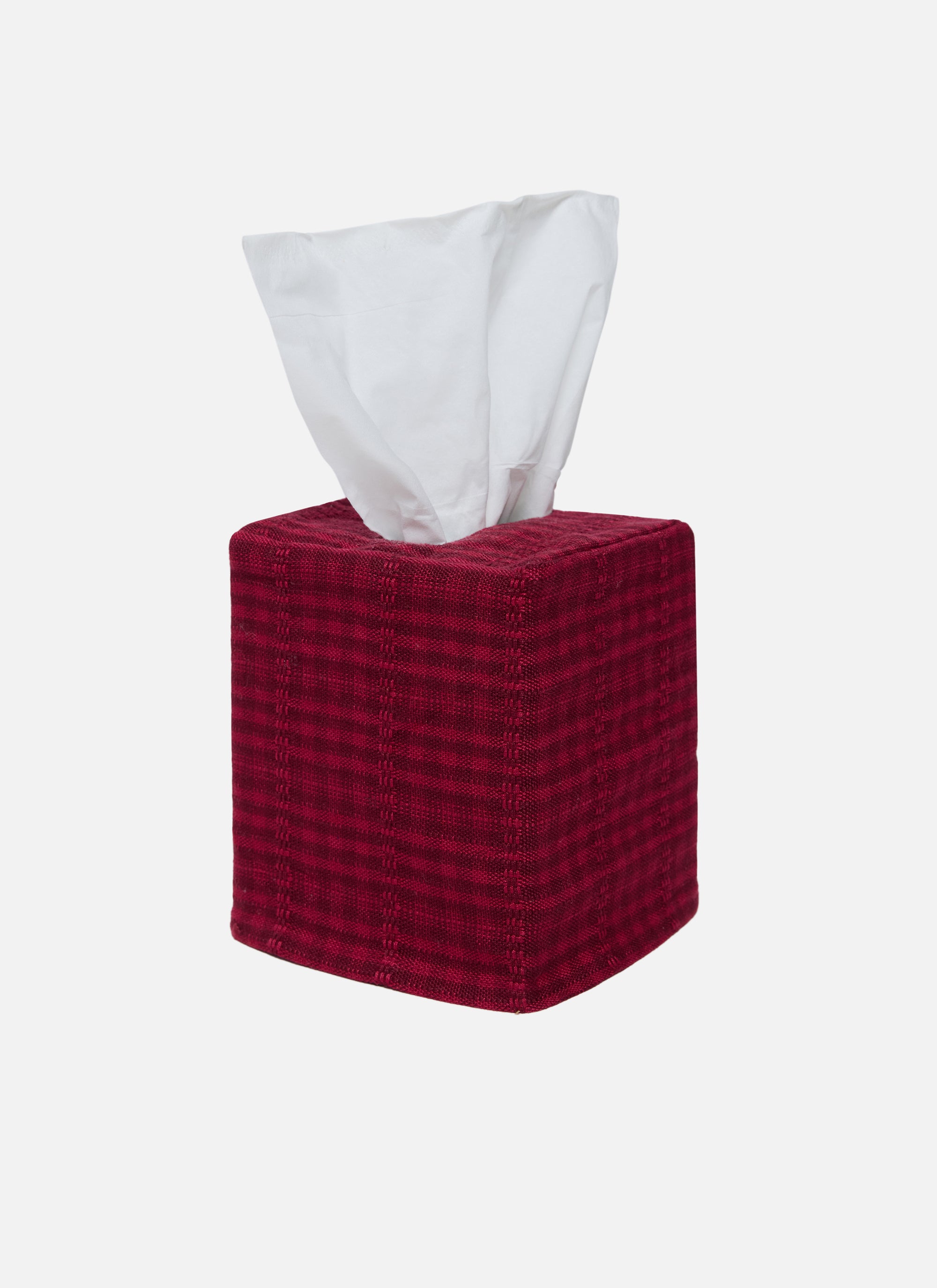 SOHO - Two Toned Bordeaux Tissue Box Cover – Heather Taylor Home