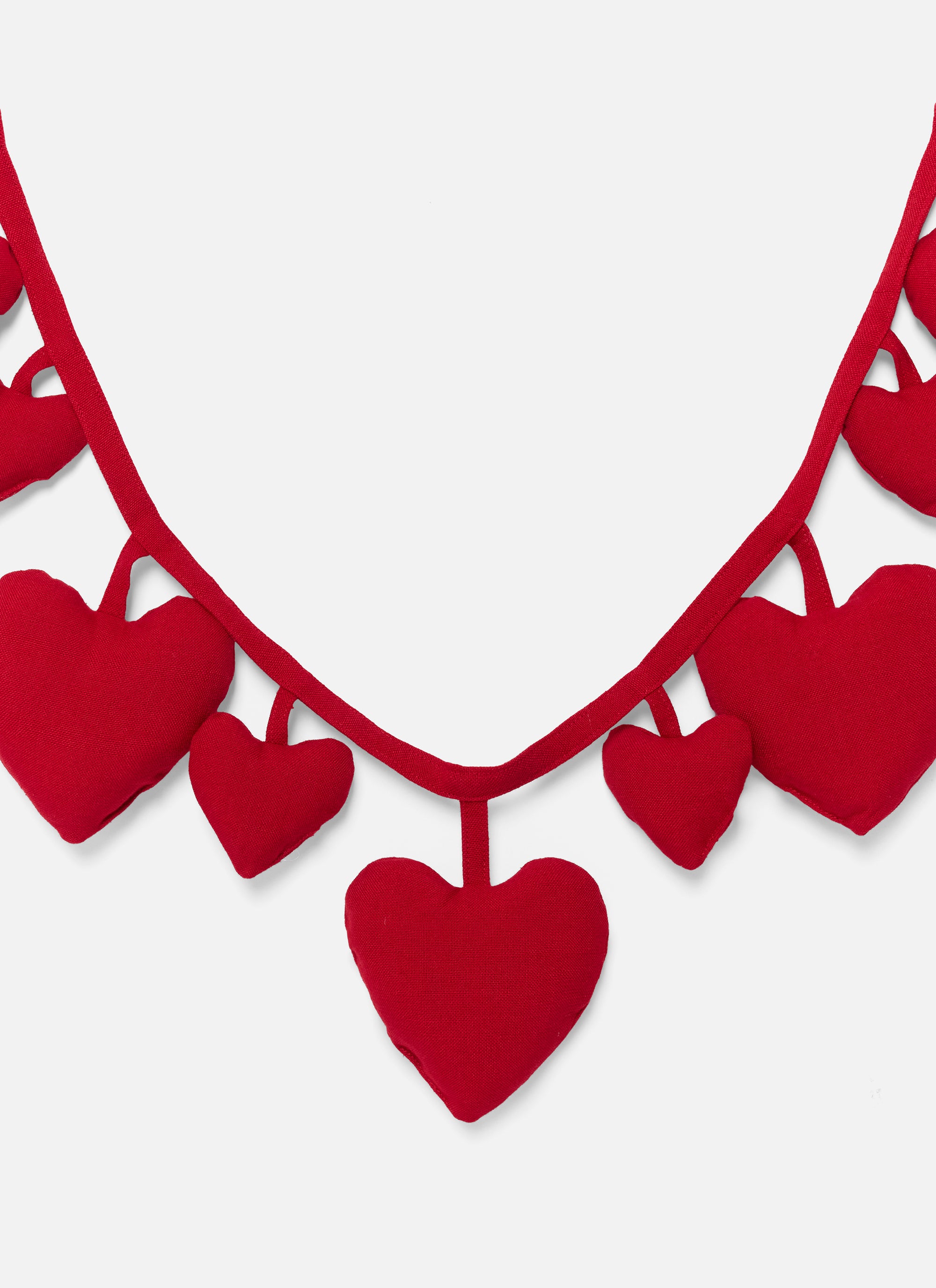SOLID - Red Hearts Garland – Heather Taylor Home