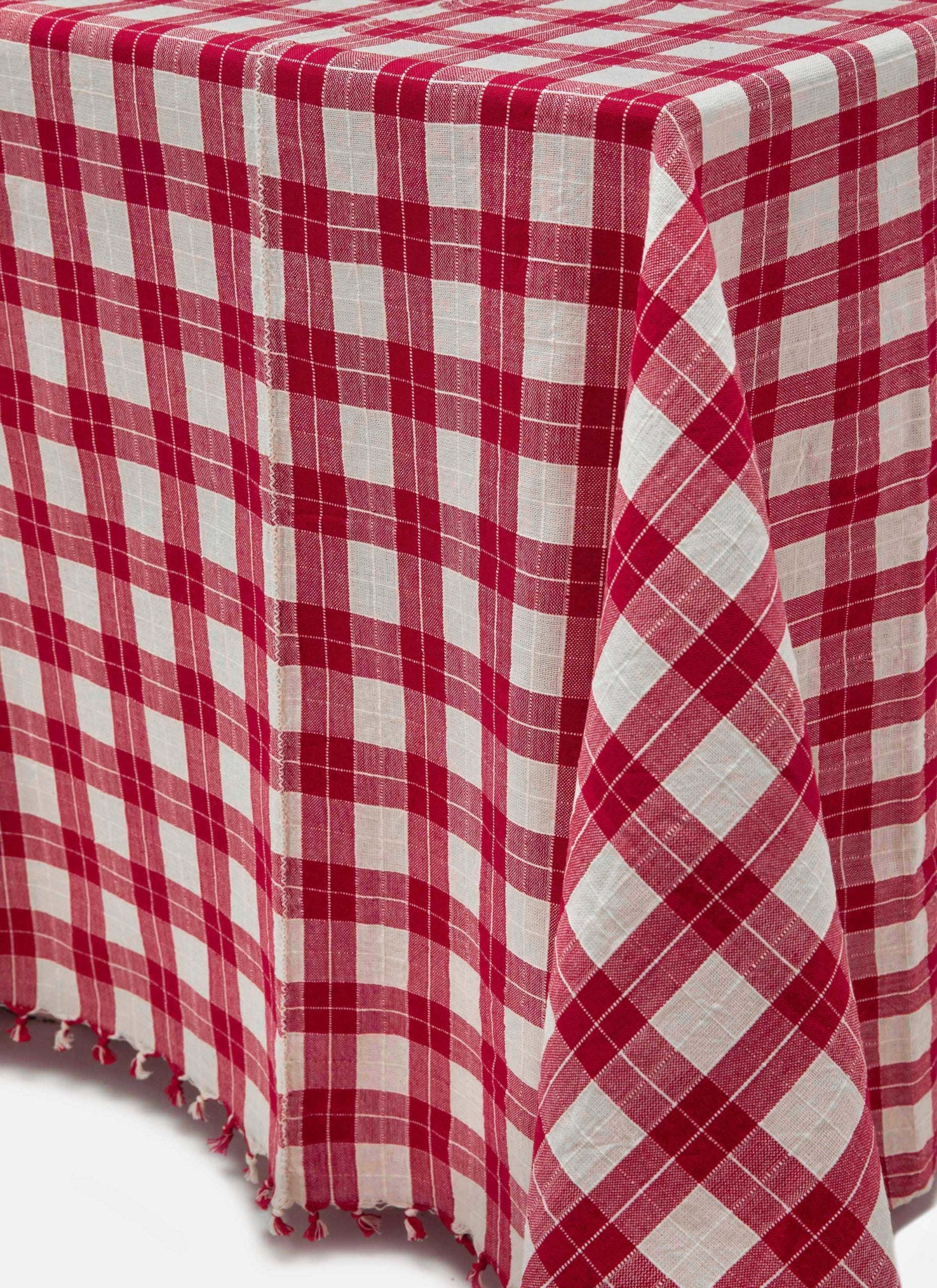 ANNABELLE PLAID - Red Tablecloth – Heather Taylor Home