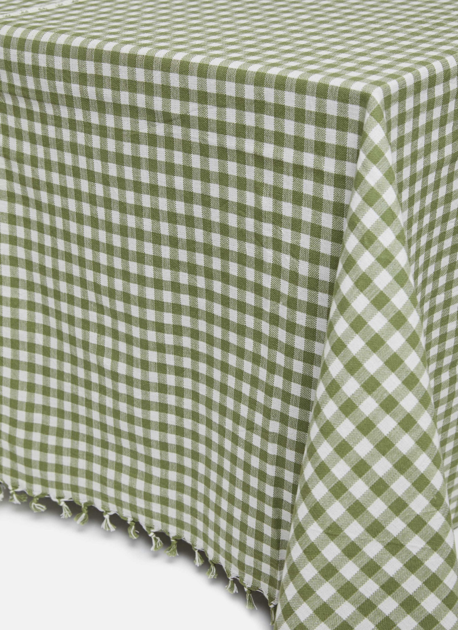 MINI GINGHAM - Olive Tablecloth – Heather Taylor Home