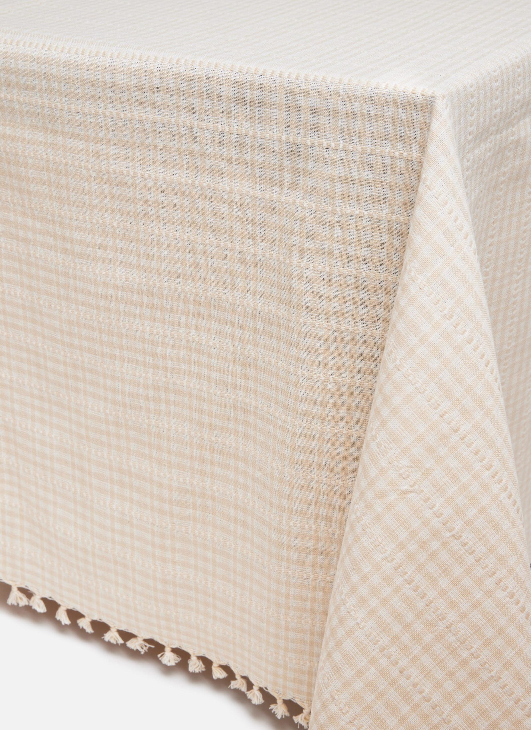 SOHO - Cream Tablecloth – Heather Taylor Home